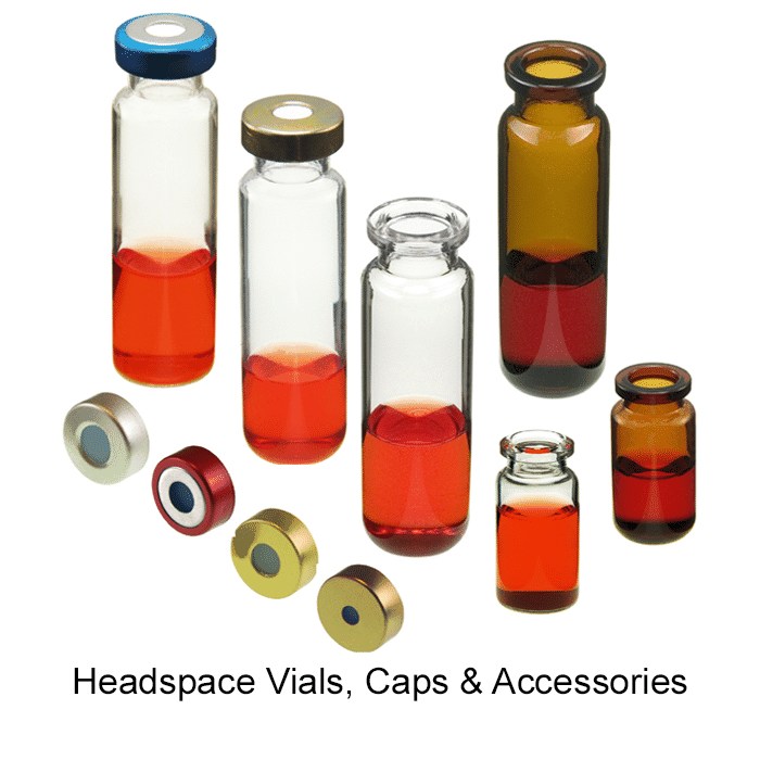 Round Bottom Headspace Vials Silver Cap Analysis-Headspace Vials for Sale